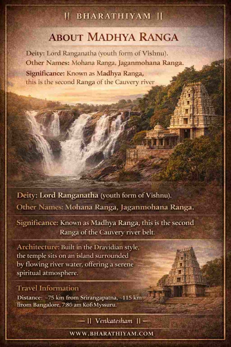 Triranga Darshanam in one day! - Bharathiyam